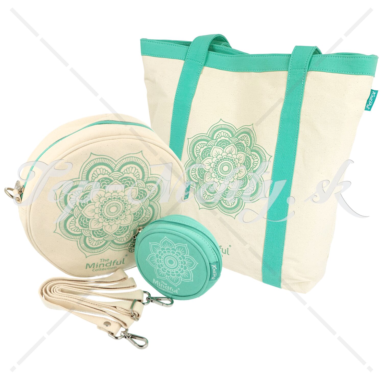 Tašky na jehlice a vlnu z kolekce KnitPro Mindful Collection | Noezon.cz