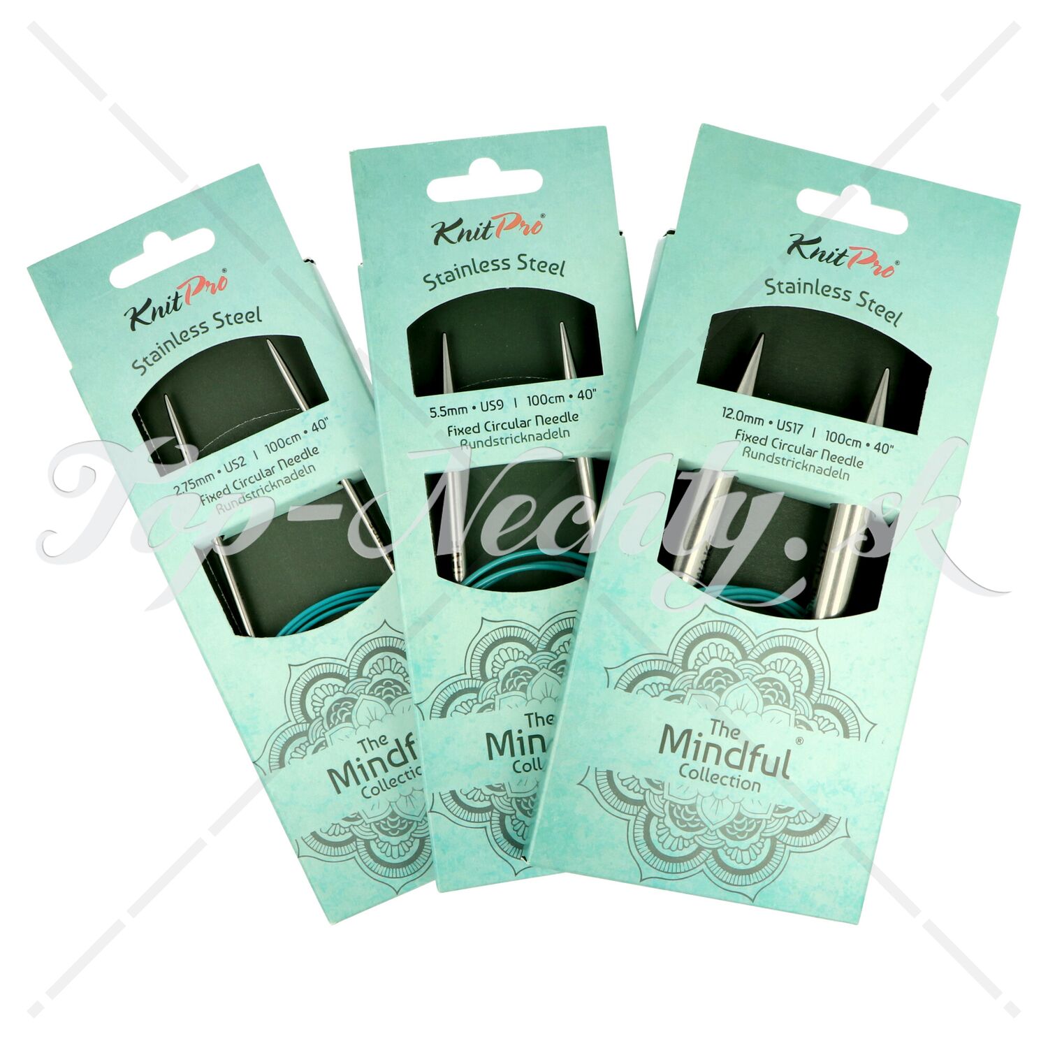 Kruhové jehlice KnitPro Mindful 100 cm | Noezon.cz