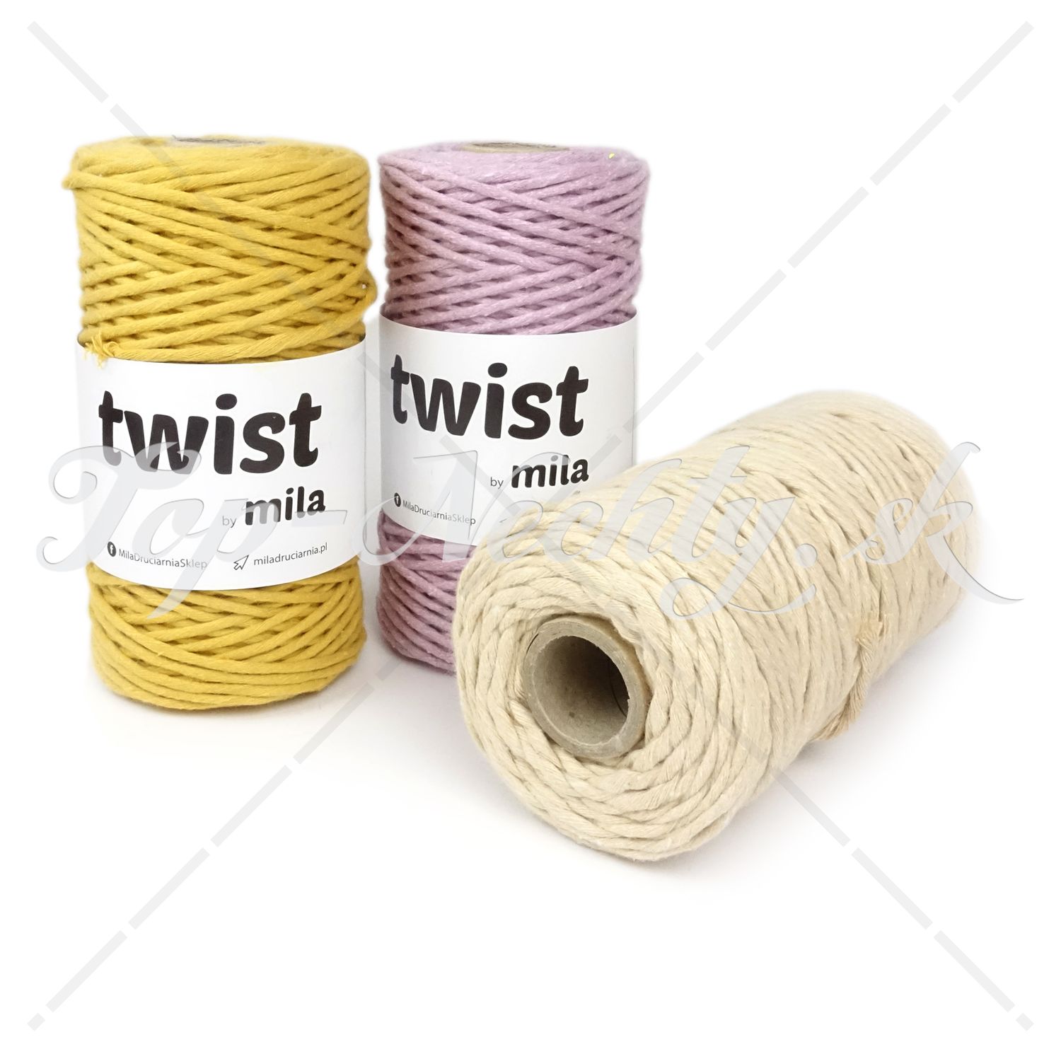 YarnArt Macrame Twisted 3mm VR 250g 195m | Noezon.cz