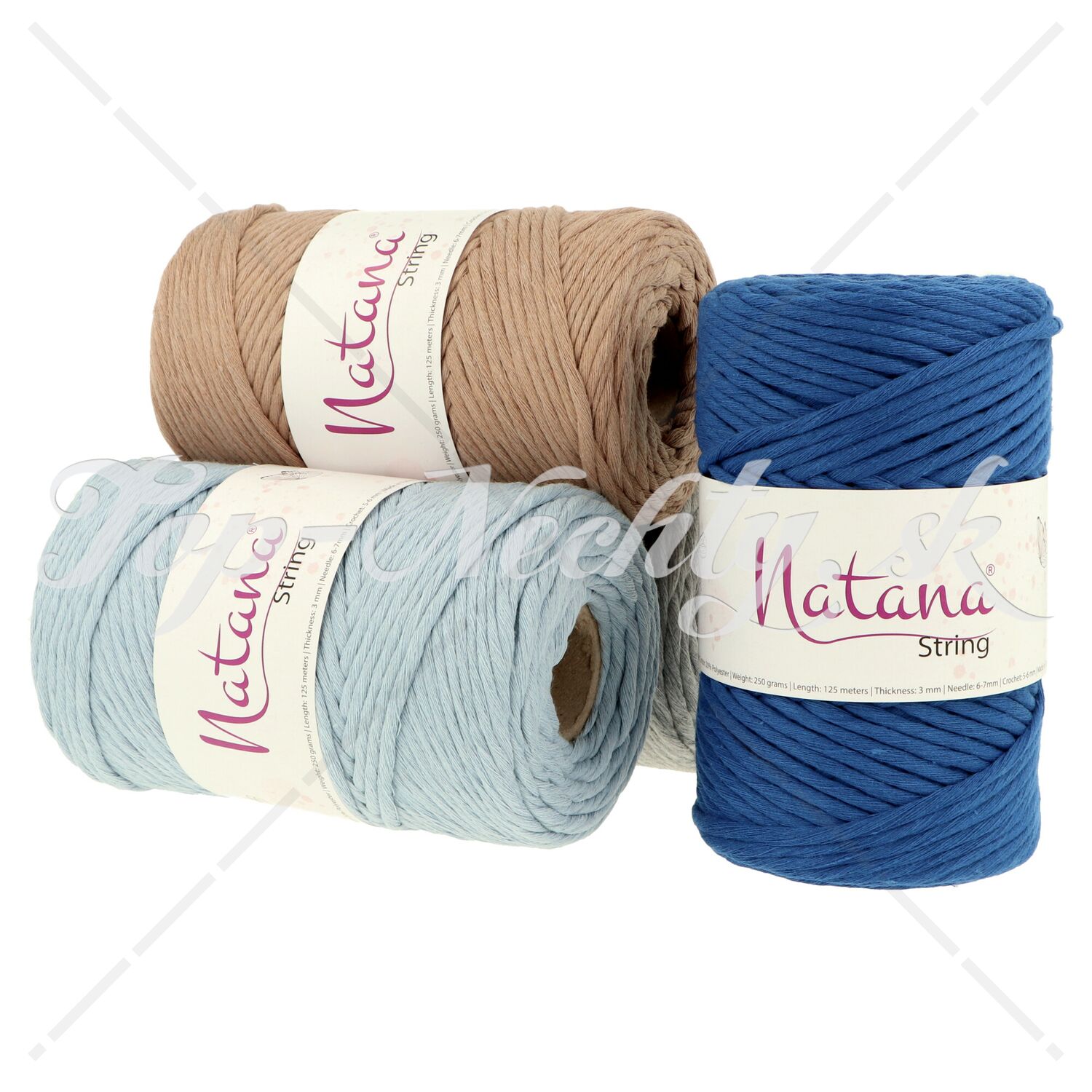 Natana Macrame String 3mm 125m 250g | Noezon.cz