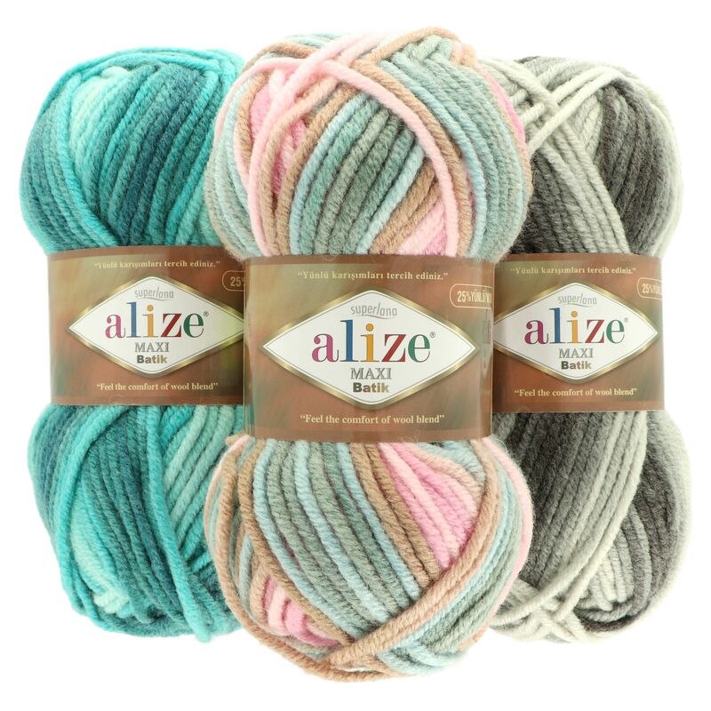 Alize Superlana Maxi Batik 100g 100m | Noezon.cz