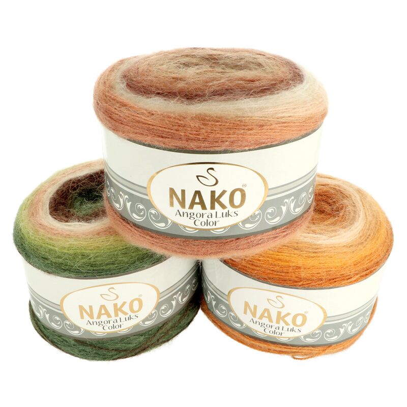 Nako Angora Luks Color 150g 810m | Noezon.cz