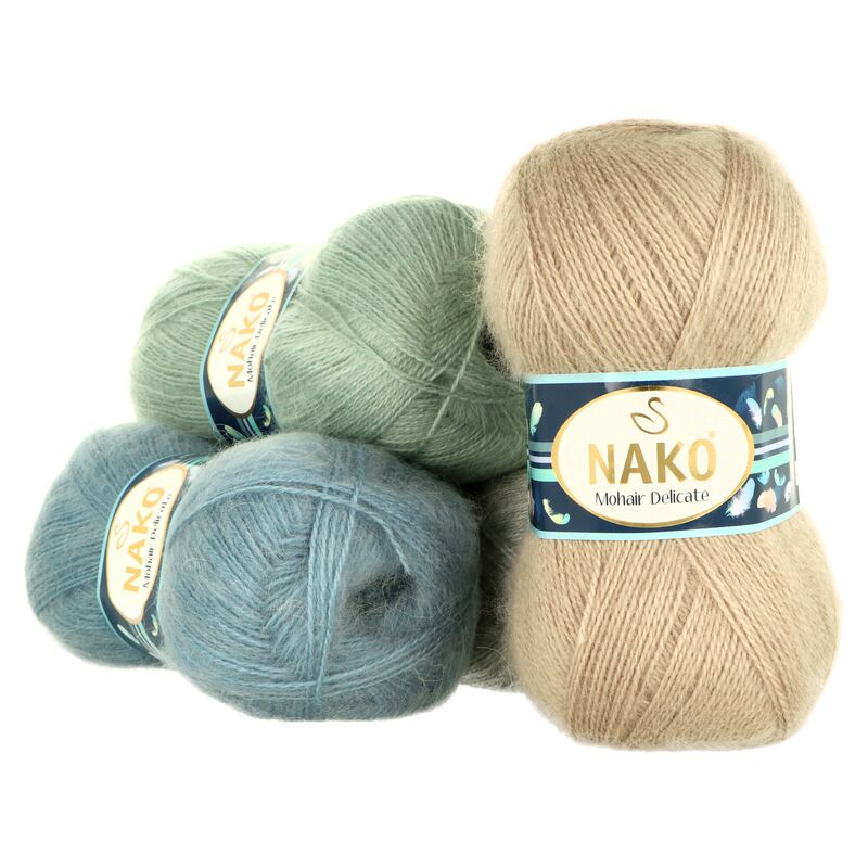 Nako Mohair Delicate 100g 500m | Noezon.cz